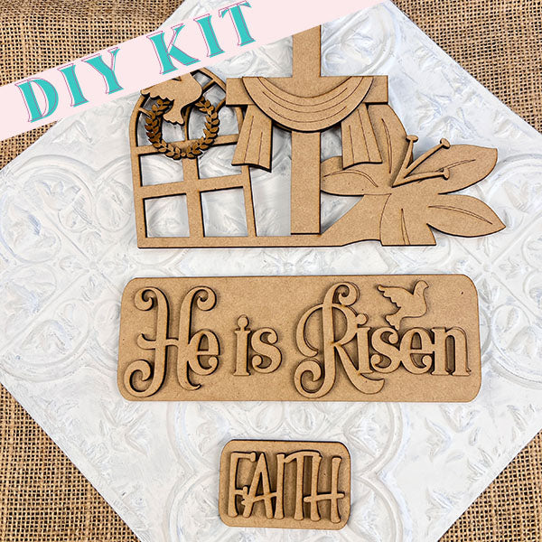 He is Risen Interchangeable Insert – Janet's Craft Corner